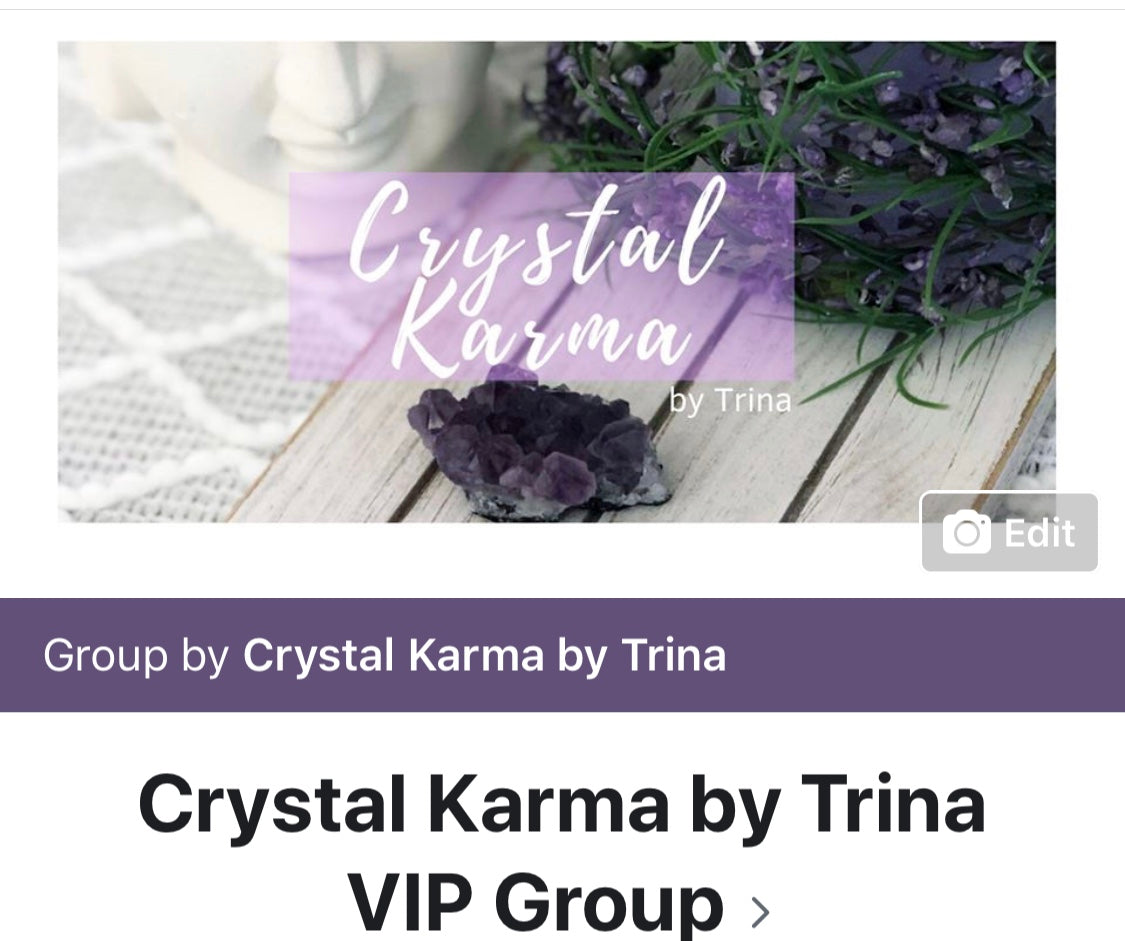 Our VIP Group is active and First Sale is on NOW! – Crystal Karma By Trina