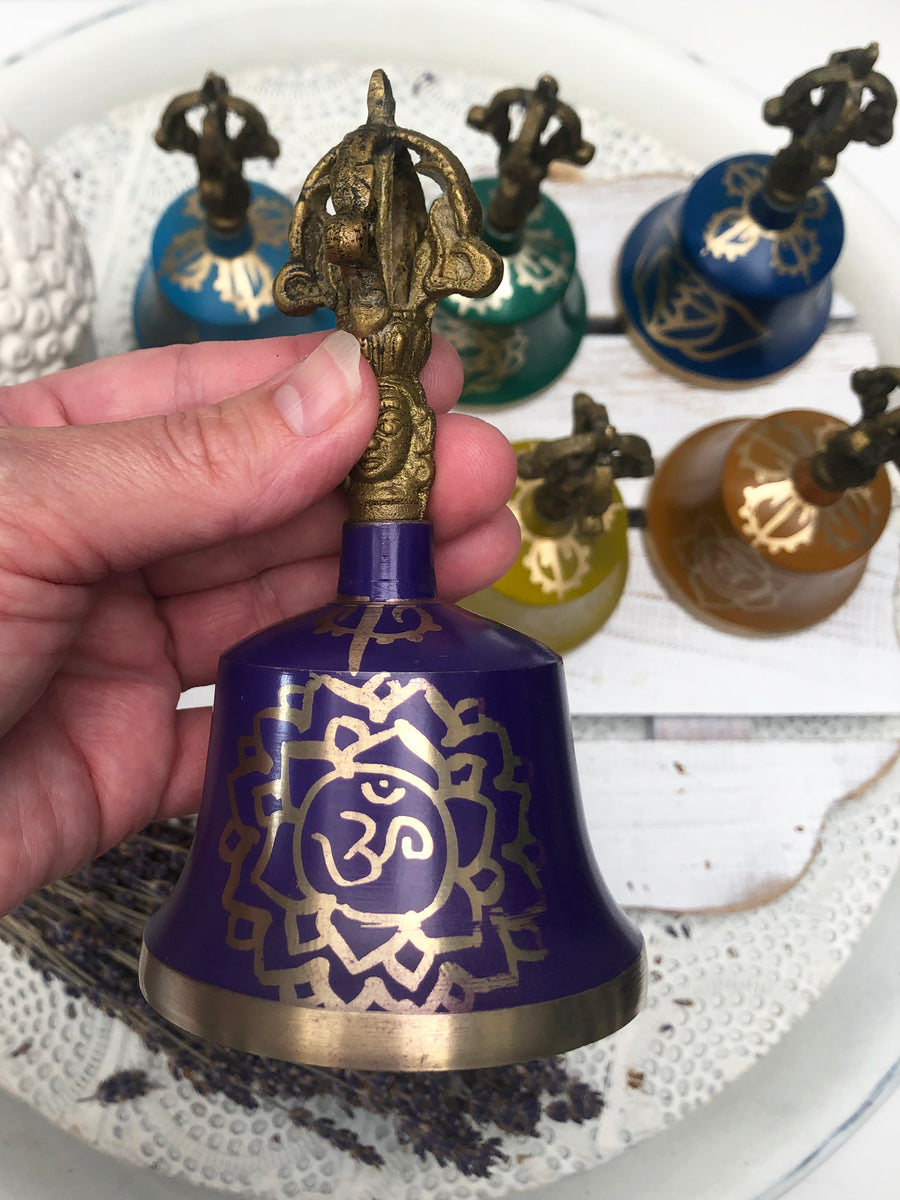 Chakra Bells - Set of 7 Brass Bells – Crystal Karma By Trina