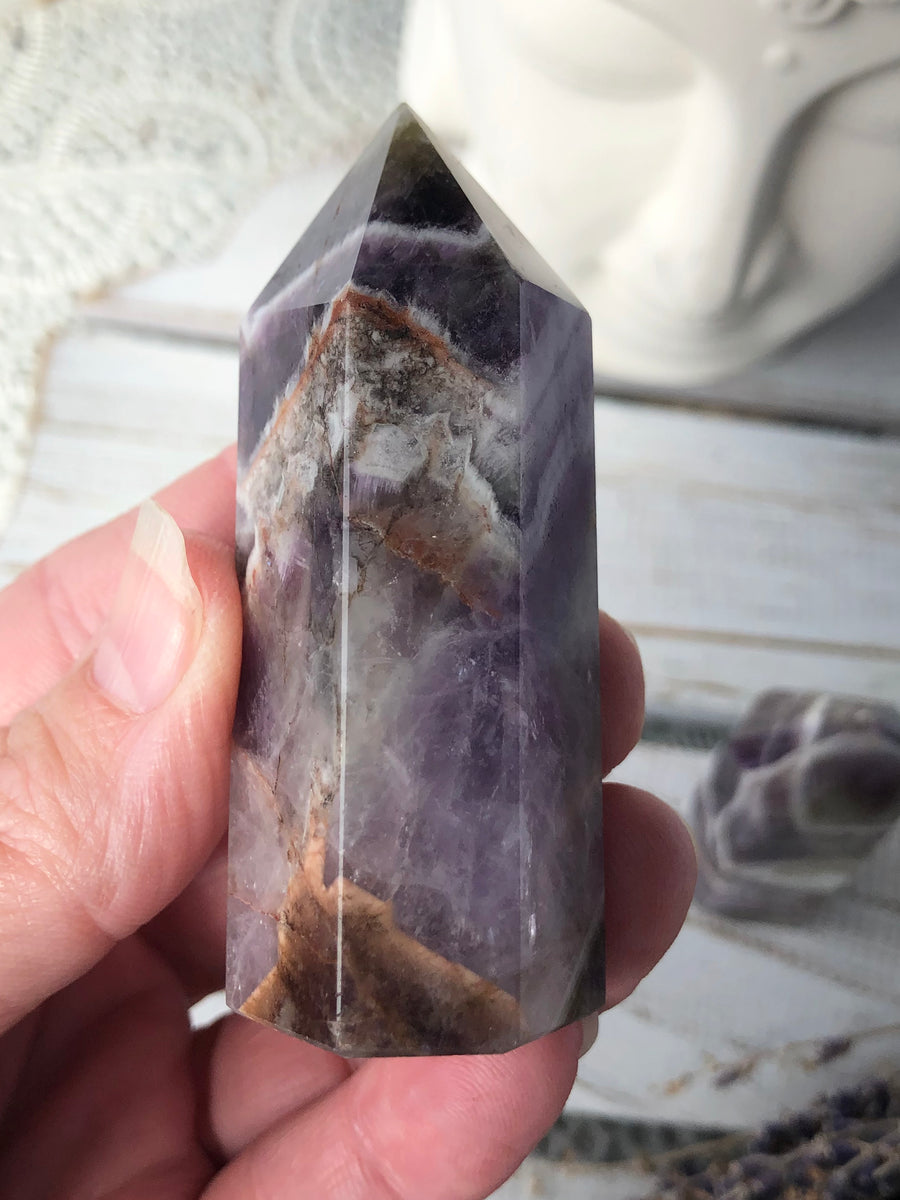Chevron Amethyst Generator - 7cm CW – Crystal Karma By Trina