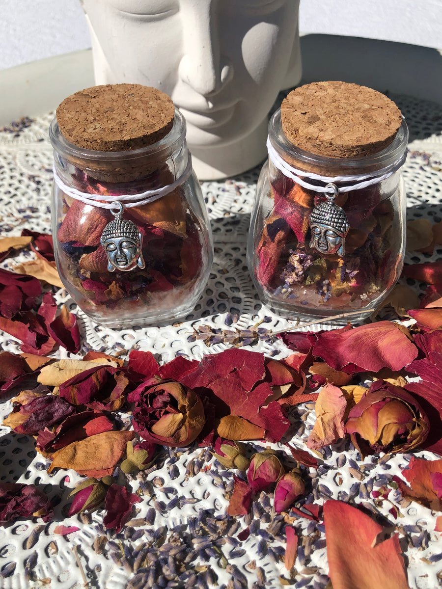 Magickal Botanical Altar Jars - Small - with Choice of Charm – Crystal ...