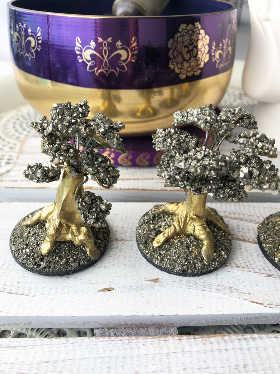 Pyrite Crystal Gemstone Tree – Crystal Karma By Trina