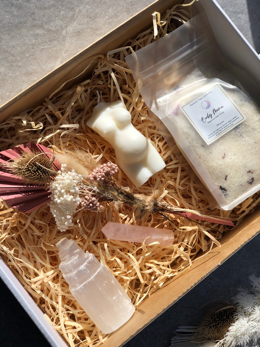 Rose Quartz Baby Mumma Deluxe Box – Crystal Karma By Trina