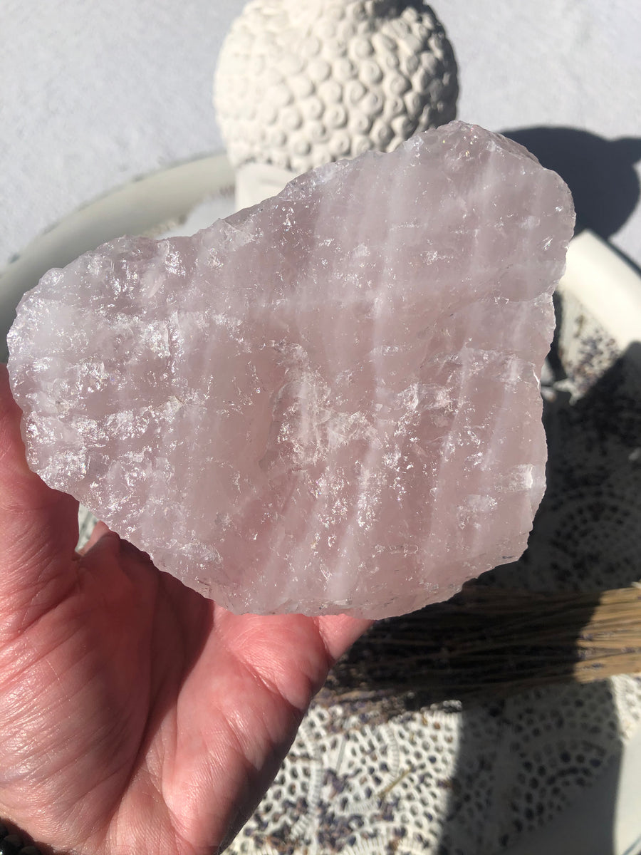Rose Quartz Rough - X-Large 450g-600g – Crystal Karma By Trina