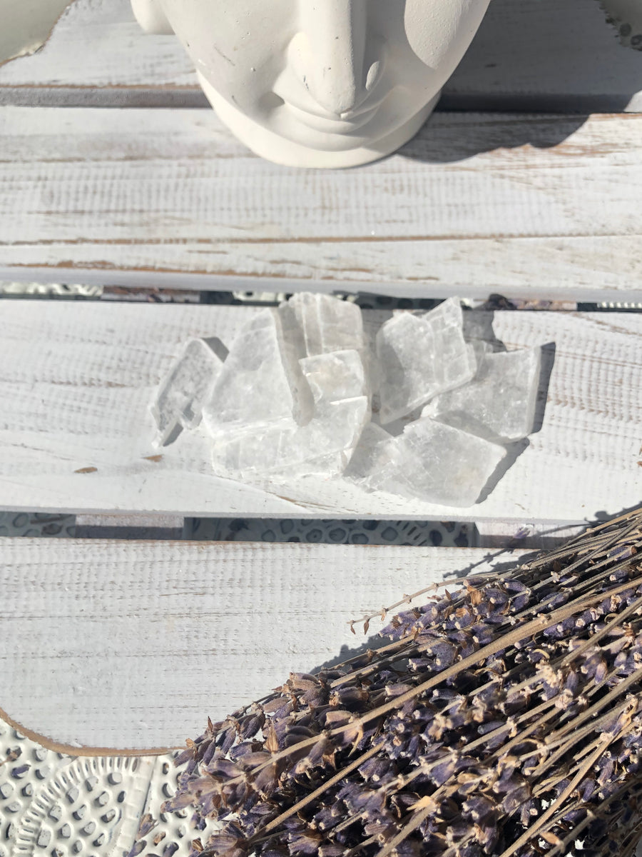 Selenite Shards - 50g bag – Crystal Karma By Trina